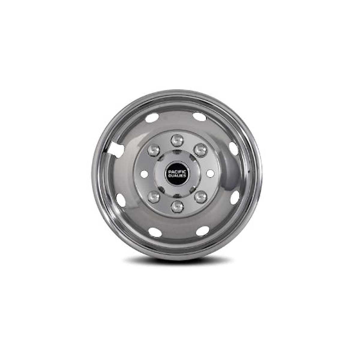 Pacific Dualies 34-1608A Polished 16 Inch 8 Lug Stainless Steel Wheel Simulator Kit for 1992-2007 Ford E350/E450 Van