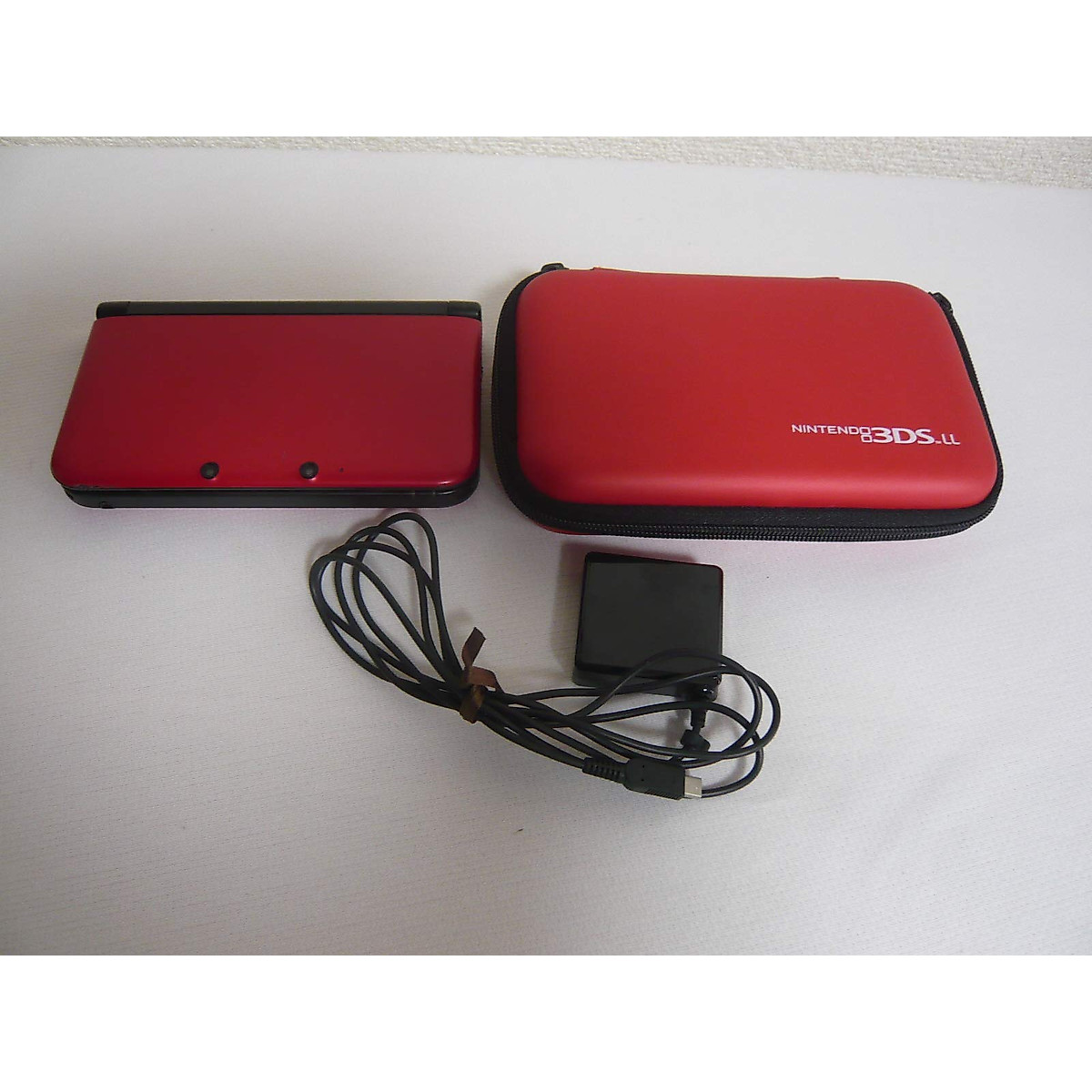 Nintendo 3DS LL Portable Video Game Console - Red & Black - Japanese Version (only plays Japanese version 3DS games)