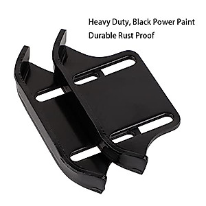 HUSWELL 76153-736-010 Skid Shoes (2 Pack) with Mounting Hardware for Honda Snow Blower Thrower HS50 HS55 HS55K1 HS55K2 HS70 HS80 HS80L1