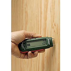 Extech MO210 Pocket Size Moisture Meter with 2-in-1 Digital LCD Readout and Analog Bargraph