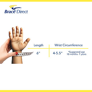 Brace Direct Kid’s Lace-Up Wrist Brace for Wrist Immobilization, Sprains & Strains, Carpal Tunnel Syndrome, & De Quervain’s Syndrome - Pediatric Sizes Offered in Left or Right Wrist