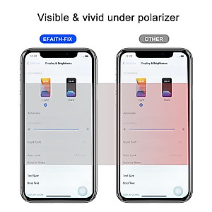 EFAITHFIX for iPhone X Screen Replacement OLED [NOT LCD] 5.8 Inch Display Digitizer 3D Touch Screen Frame Assembly with Repair Tools Kit Waterproof Adhesive Tempered Glass for Model A1865/A1901/A1902