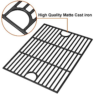 Grill Grates Replacement for Nexgrill 4 Burner 720-0830H 720-0783E, 5 Burner 720-0888N 720-0888 720-0697, Charbroil 4 Burner 463241113 463449914, Kenmore 720-0670A and Others,17"x13 1/4" ,2 Pack