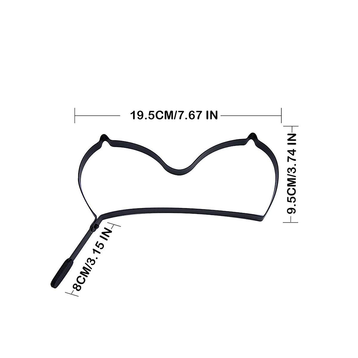 Mokylor 2 Pcs Funny Egg Fryer, Fried Egg Cooking Rings, Non-Stick Stainless Steel Kitchen Egg Fried Mould with Handle, Breakfast Cooking DIY Tool For Omelet Muffin Pancake Sandwich