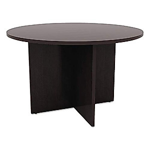 Alera ALEVA7142ES Valencia Round Conference Table W/legs, 29 1/2h X 42 Dia., Espresso