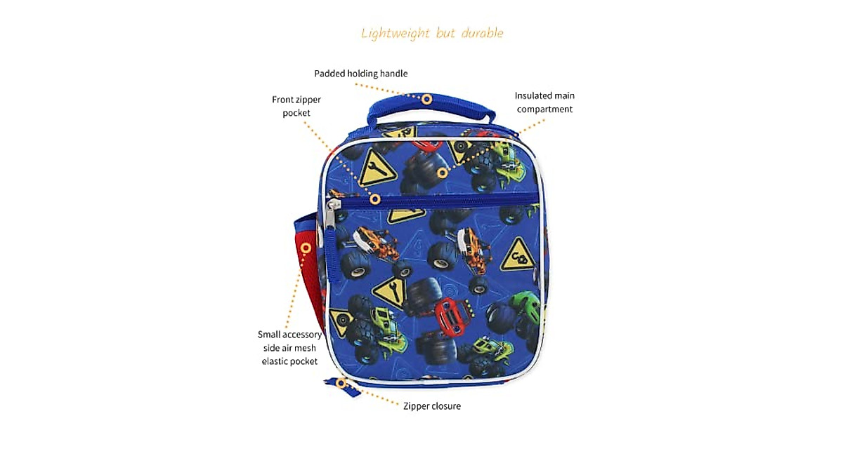 Nickelodeon Blaze Lunch Box | Insulated Kids’ School & Camping Bag