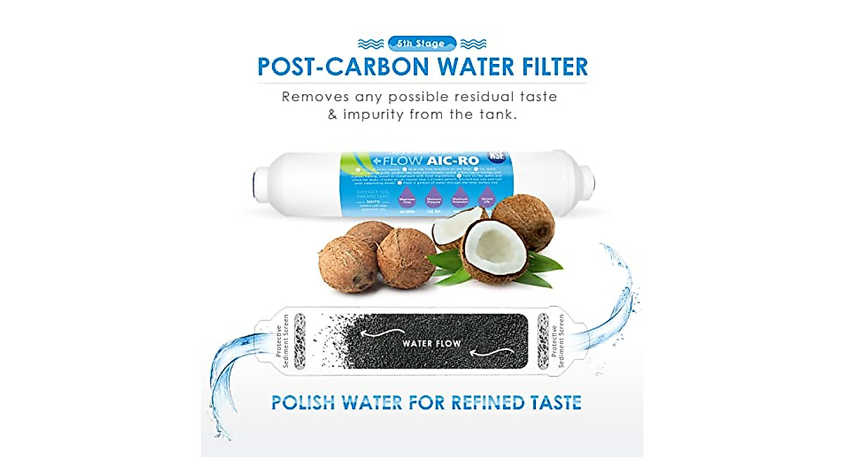 RO Water Filters Cartridge Replacement for 5-Stage Systems - Safe NSF ...