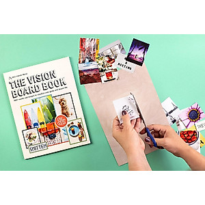 Free Period Press Vision Board Book, 700+ Words & Images in All Categories, for Visualizing Your Life Goals & Dreams, Playful, Stylish and Diverse Pictures for Collage Making & Scrapbooking