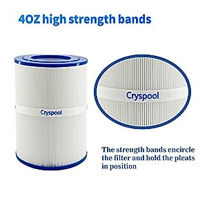 Cryspool Hot Tub Filter(not Oval) Replacement for Spa Filter Aqua Crest PDM28 461273, Dream Maker, 2 Pack