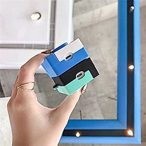 Airpod 3 Case, 2021 with Keychain Cute Cartoon Candy Design Shockproof Skin Protection Accessories Airpod 3rd Silicone Cover. (Camera-Green)