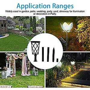 01 02 015 Solar Pathway Light, Durable and Rain‑Proof Energy Saving and Long Service Time Outdoor Solar Lamp for Garden for Home