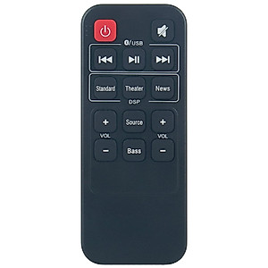 RMT-HSB318 Replacement Remote Control fit for Insignia Home Cinema Speakers NS-HSB318 Soundbar Home Theater Speaker NSHSB318