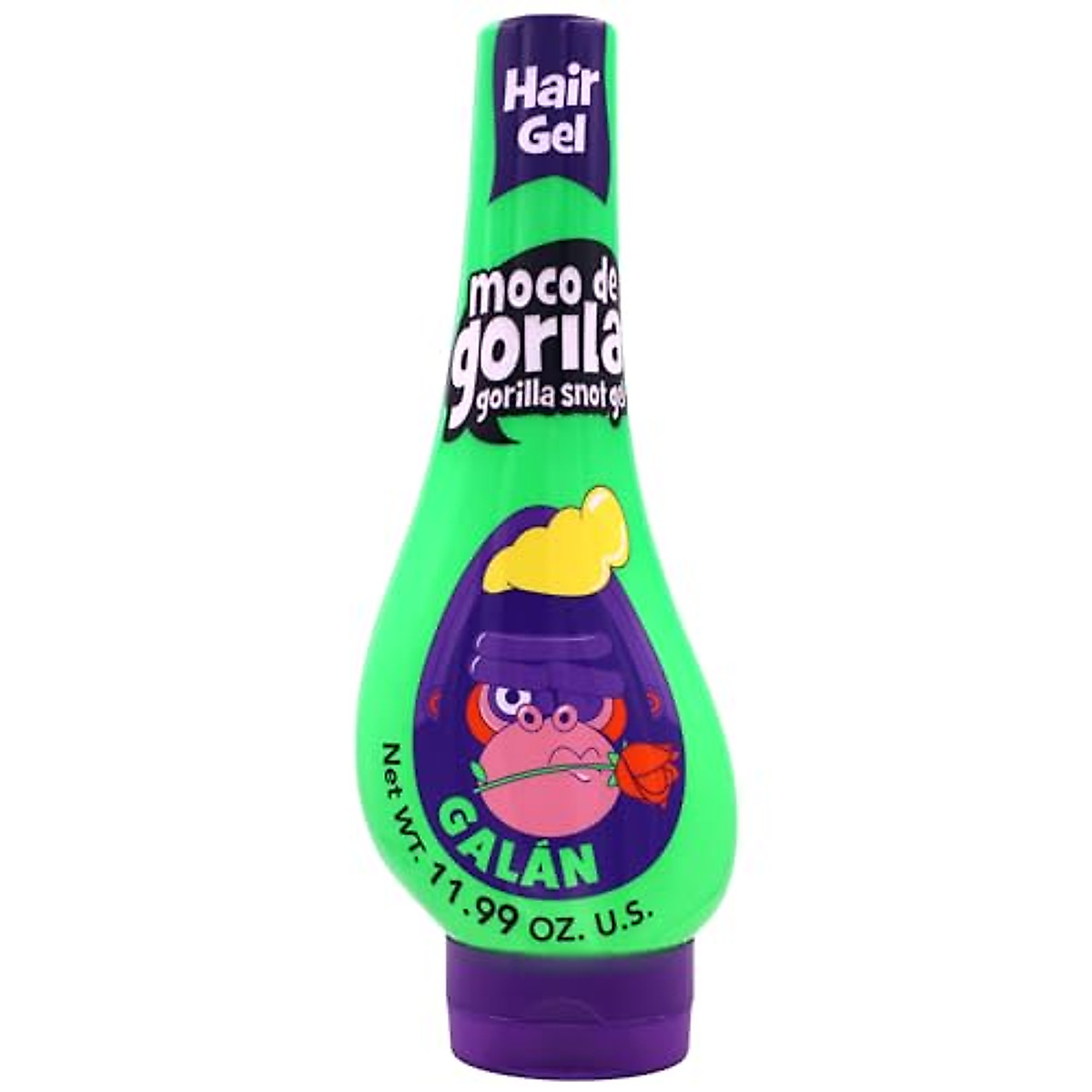 Moco de Gorila Galan Hair Styling Gel, Reactivatable with water, Long-lasting Hold, 3-Pack of 11.99 Oz Each, 3 Squeezable Bottles