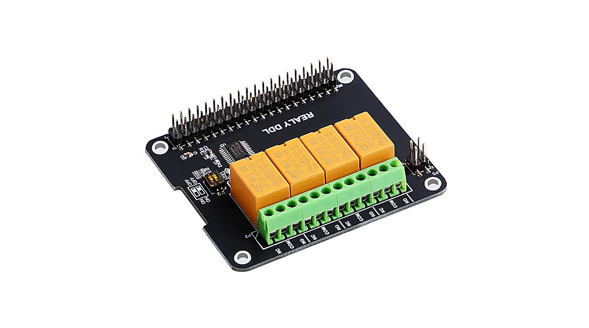 GeeekPi 4-Channel Relay for Raspberry Pi | Smart Home