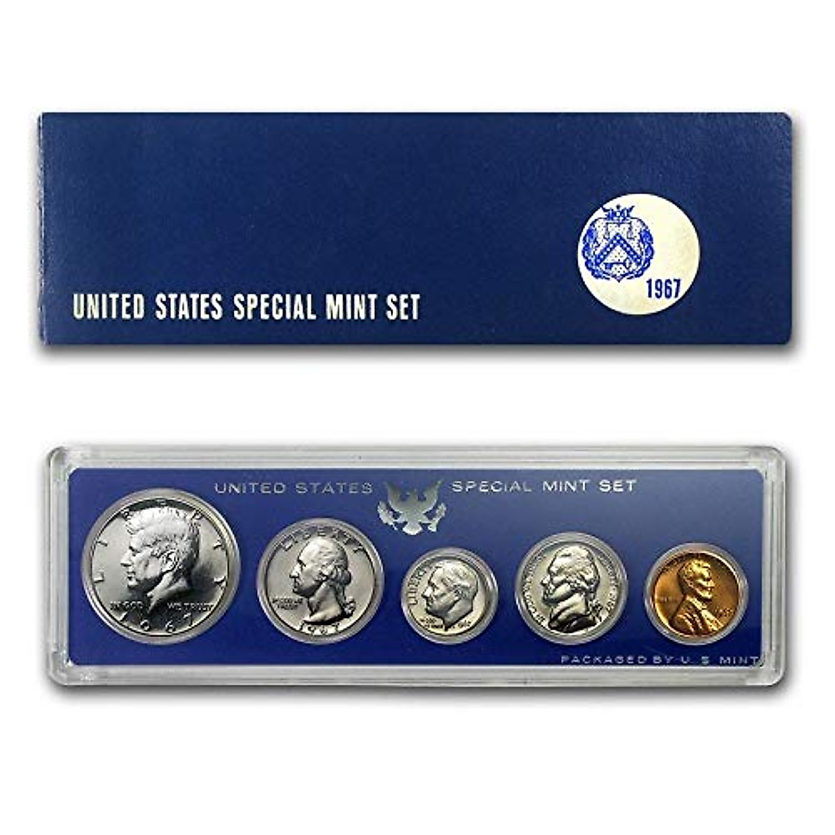 1967 - Special Mint Set Beautiful Set with 40% Kennedy Half OGP