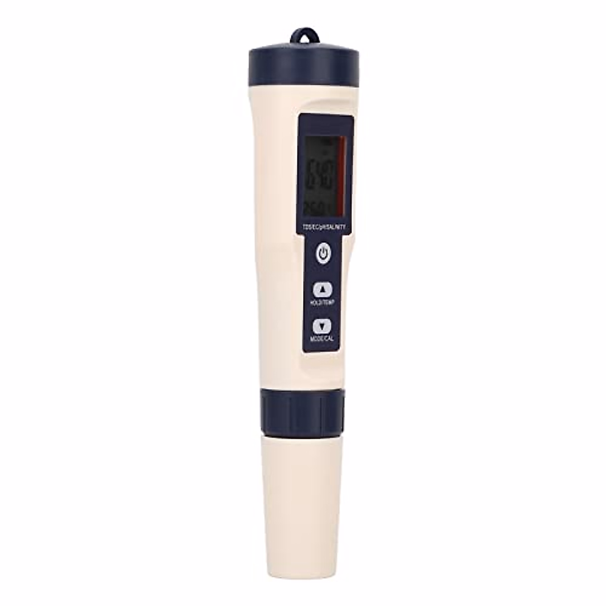 Digital Water Detector, Stable Measuring Water Quality Tester PH Salinity Temp TDS EC IP67 Waterproof for Aquarium