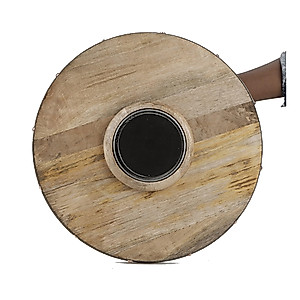 Mind Reader Wood, Wooden, Spinning Lazy Susan, Rotating Organizer, Thick Single Turntable, Brown, One Size