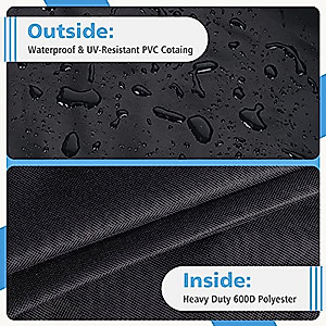 GASPRO Grill Cover for Traeger Pro 22 / 575, Lil Tex Elite 22, Eastwood 22 & 34 Pellet Grill, Special Zipper Design, Waterproof and Windproof