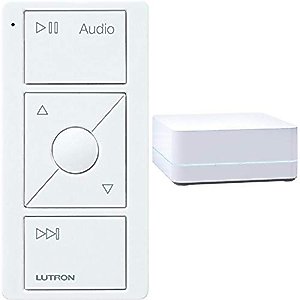 LUTRON Caseta Wireless Smart Bridge + Audio Pico Remote, Sonos Endorsed Integration, White