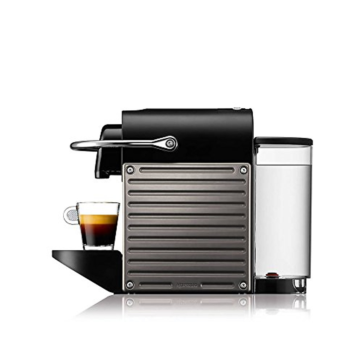 Nespresso Pixie Espresso Maker, 24oz Electric Titan (Discontinued Model)