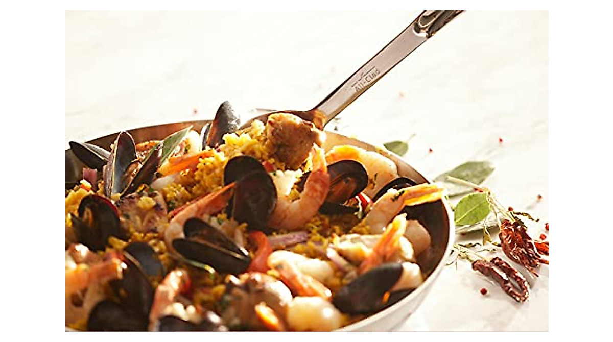 All-Clad 10-Inch Stainless Steel Solid Spoon - Serve with Style