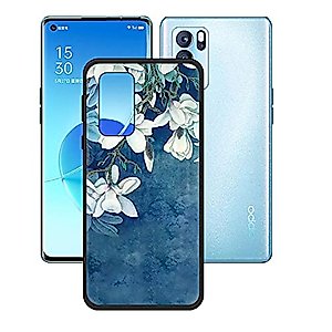 FZZSZS Case for Oppo Reno 6 Pro 5G, Soft Slim Thin Black Protective Phone Cover Flexible TPU Protection Bumper Shell Case for Oppo Reno 6 Pro 5G (6.55") - OP25