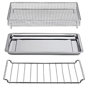 Cuisinart TOA-95 Digital AirFryer Toaster Oven, Premium 1800-Watt Oven with Digital Display and Controls – Extra-Large Capacity, Intuitive Programming and Adjustable Temperature, Stainless Steel