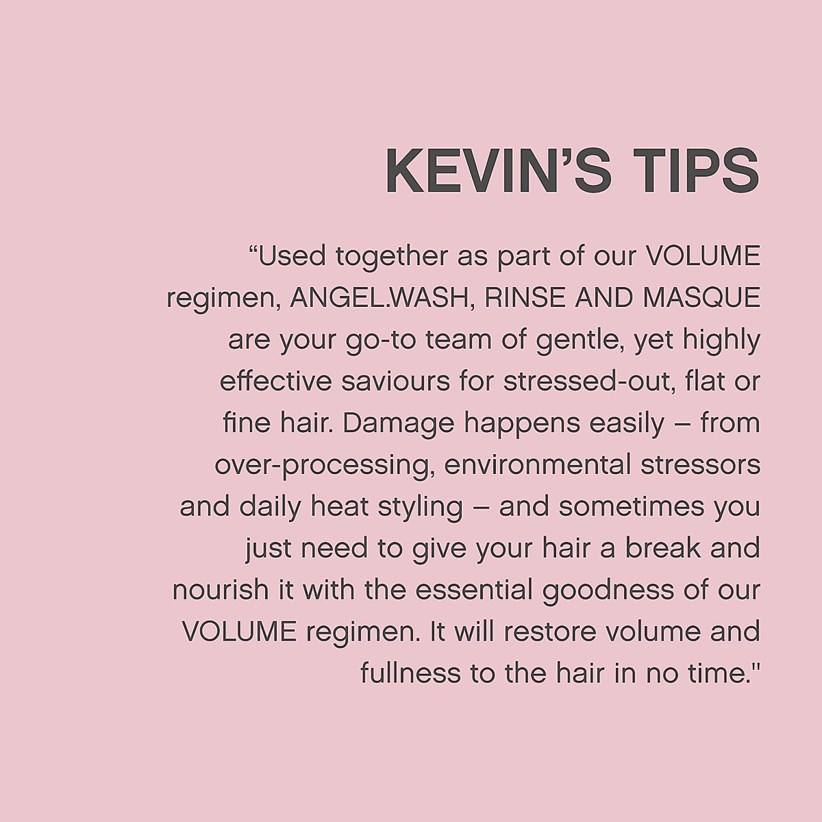 KEVIN.MURPHY ANGEL.WASH - Restorative Shampoo - For Fine Coloured Hair - Colour-Safe Shampoo - With Vitamins & Antioxidants - Sulphate & Paraben Free - 1 L / 33.6 fl oz