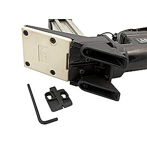 Freeman P50LSLW Lightweight Pneumatic 2-in-1 15.5-Gauge and 16-Gauge 2" Flooring Nailer / Stapler with Flooring Mallet and Interchangeable Base Plates