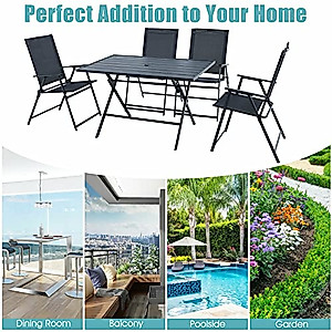 CXDTBH 3-Seat Sofa Cushioned Table Garden Gray Suitable 3 PCS Patio Rattan Furniture Set for Poolside, Backyard and Garden, Etc