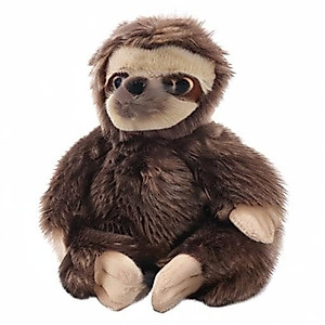 Bearington Lil' Speedy Small Plush Stuffed Animal Three Toed Sloth, 6.5 inches
