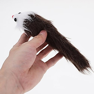 Didiseaon 6pcs Mouse Squeaker Cat Toy Cats Rat Toy Pet Cat Soft Mouse Toy Cat Catnip Toys Interactive Toy Kitten Toys