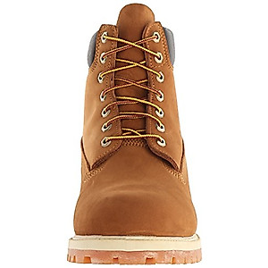 Timberland Men's 6 inch Premium Waterproof Boot, Rust Nubuck, 9.5