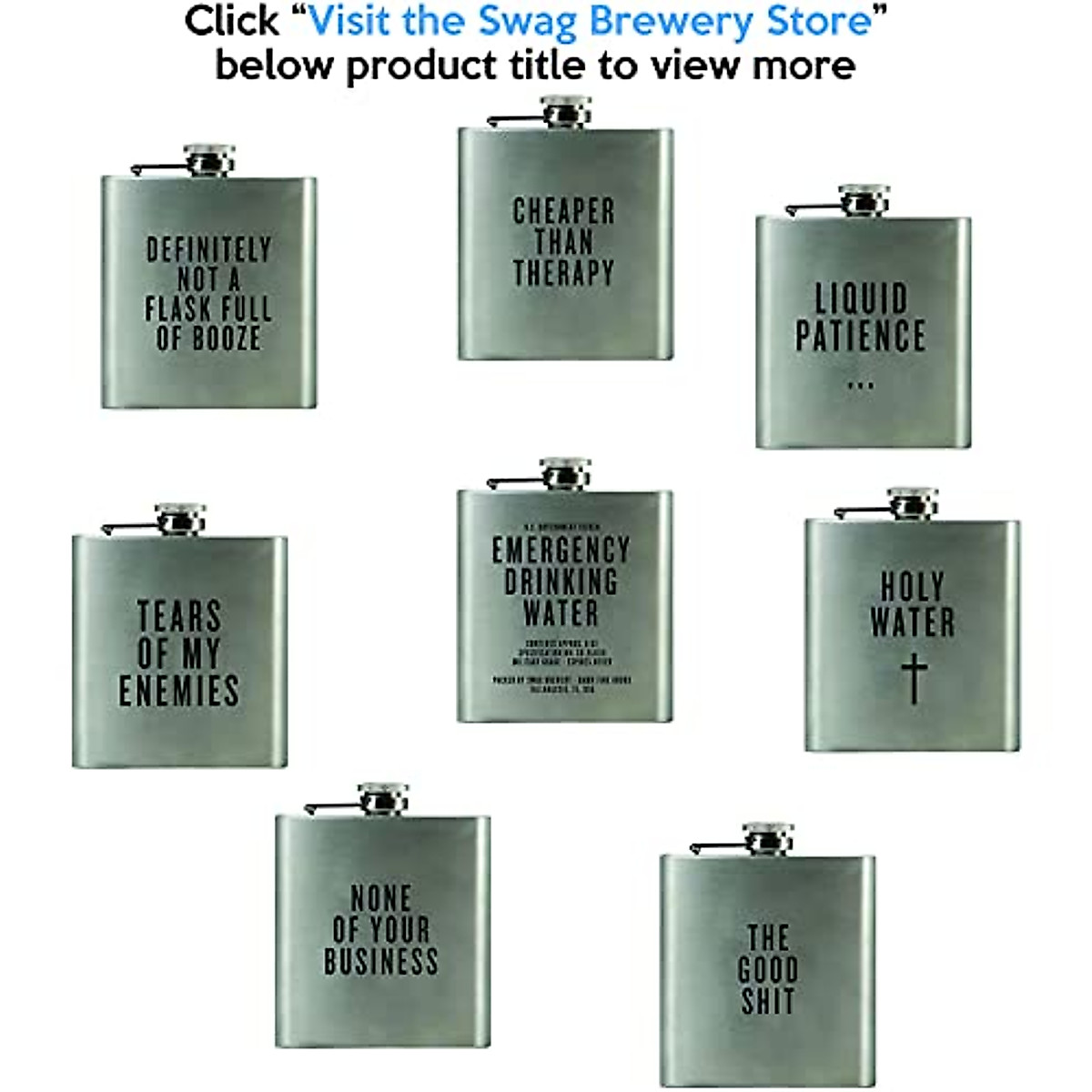 TEARS OF MY ENEMIES | Damn Fine Hip Flask | 6oz Stainless Steel | Funny Men's, Bachelor, Liquor Guy Gift for Whiskey Lovers | Unique Guy and Military Flasks