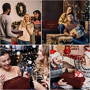 Sishynio Whiskey Glasses Set of 4 for Men, 10oz with 8 Cube Granite Chilling Stones, Whiskey Rocks Glasses Gift Set for Grandpa Father Husband