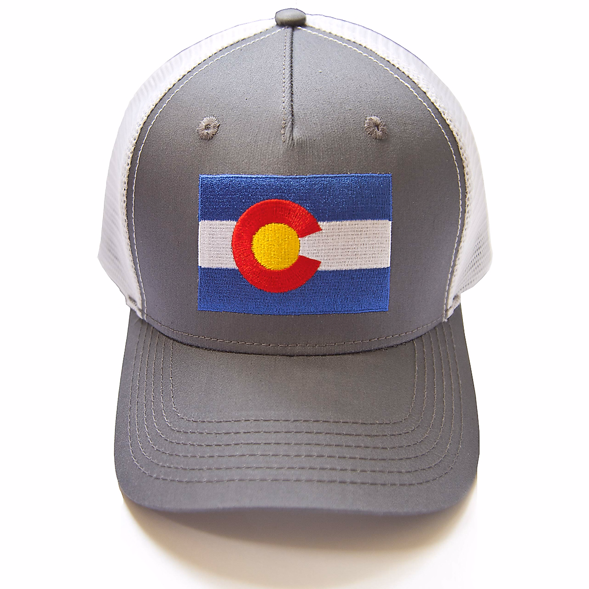 International Tie Colorado Hat for Men and Women – Colorado State Flag Themed Adjustable One Size Trucker Cap, Baseball, Snapback, Hat Mesh Back with an Embroidered Patch