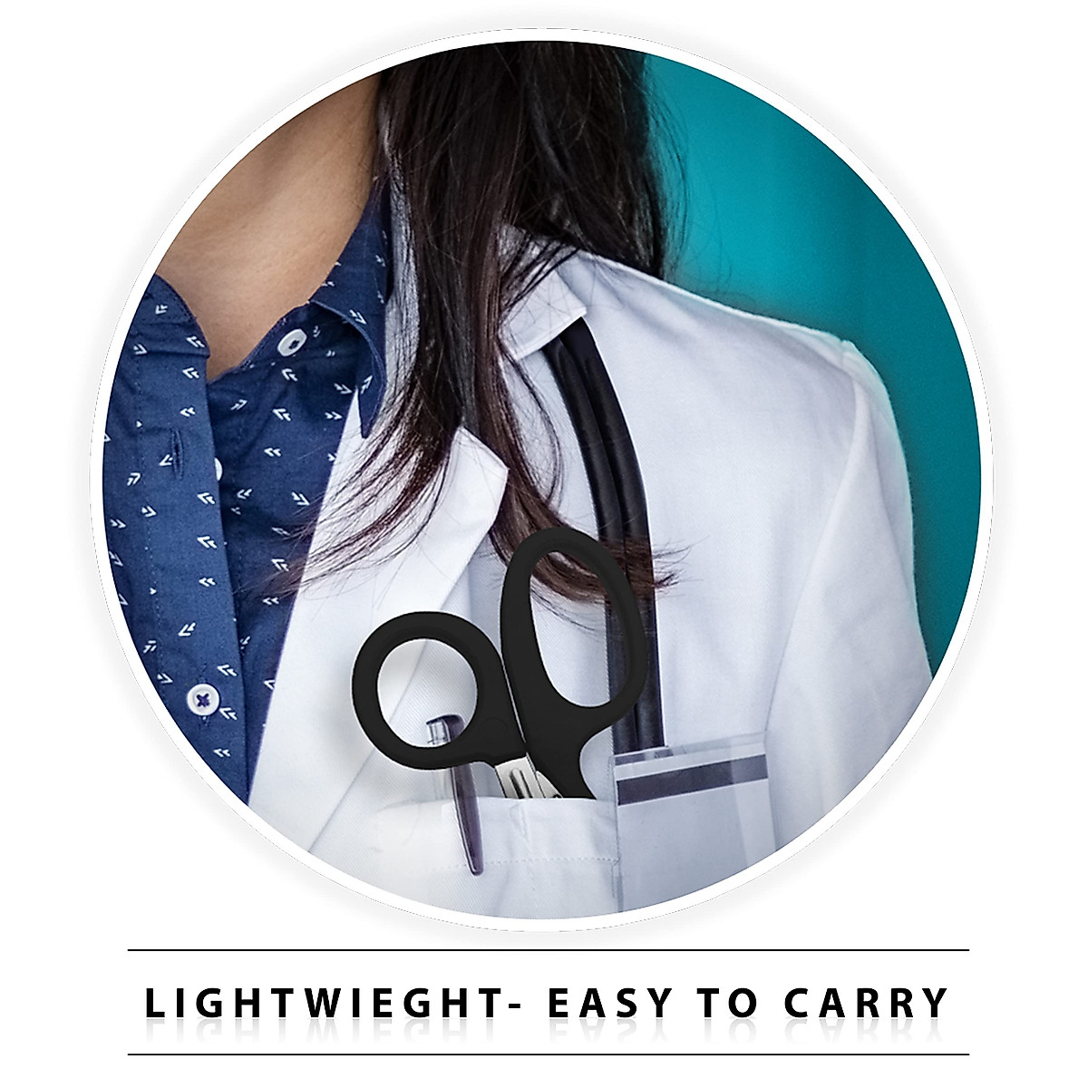 SURGICAL ONLINE 6 Pcs EMT Trauma Shear Heavy Duty Assorted Rainbow, Ideal for EMS, Nurse, Medic, Police and Firefighter, Strong Enough to Cut A Penny in Half