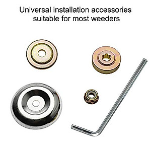 Patioer 2 Pack 9 Inch 20T Chainsaw Tooth Brush Blades for Cutter, Trimmer, Weed Eater, Lawnmower (2 Pack Different Adapter Kit Included)