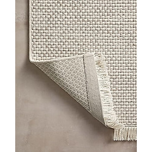 Loloi Amber Lewis x Malibu Ivory/Dove 7'-8" x 10' Area Rug