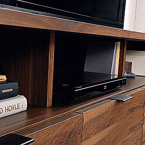 Sauder Harvey Park Credenza, for TVs up to 70", Grand Walnut finish