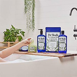 Dr Teal’s Salt Soak with Pure Epsom Salt, Cannabis Sativa Hemp Seed Oil, 3 lbs