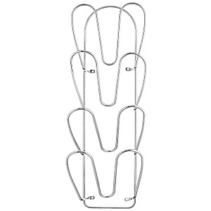 Spectrum Diversified Bloom Lid Organizer, Plate Rack, Cookie Sheet Holder, Wall Mount, Chrome