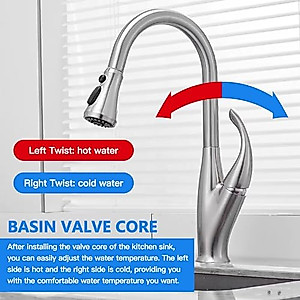 Upgraded RP50587 Cartridge Valve Replacement for DST Single Handle Kitchen and Lavatory Faucets Repair Parts Universal Delta Faucet Diamond Seal Technology Single Handle Valve Cartridge