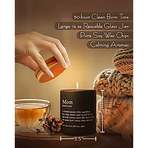 LaLeena - Gifts for Mom - Scented Candle - Luxury Candles for Home Scented - Birthday Gifts for Mom (Large 14 oz, Lavender)