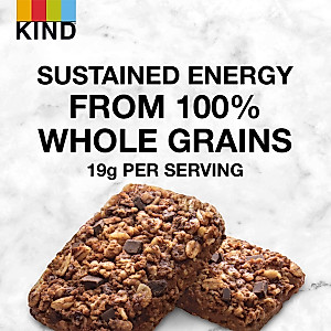 KIND Breakfast Protein Bars, Dark Chocolate Cocoa, Healthy Snacks, Gluten Free, 8g Protein, 32 Count