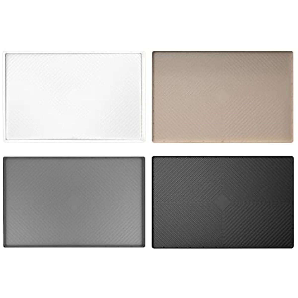 ANXPTIME Under Sink Mat Silicone Under Sink Liner Pad with Drain Hole Designs Water-Proof Sink Pad for Kitchen and Bathroom Silicone Under Sink Liner Pad Cabinet Anti-Foul Mat