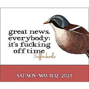 Effin' Birds 2024 Day-to-Day Calendar