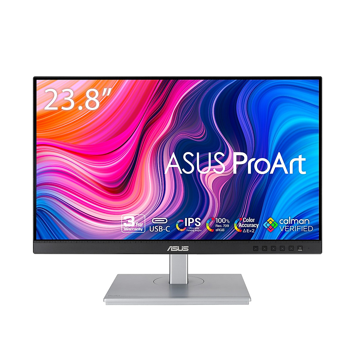 ASUS ProArt Display PA247CV 23.8” Monitor, 1080P Full HD, 100% sRGB/Rec. 709, IPS (RENEW) (Renewed)