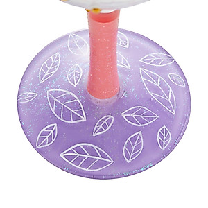 Enesco Designs by Lolita Best Mom's Get Promoted to Grandma Artisan Hand-Painted Wine Glass, 1 Count (Pack of 1), Multicolor