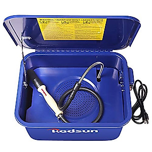 redsun Flow-Thru Parts Washer Brush Parts Cleaning Brush(3.6 Ounce,10.62 Inch) with 28 Inch Long Hose Connects to Parts Washer Nozzle (White)